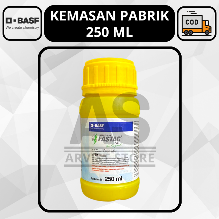 Insektisida FASTAC 15 EC 250 ml Obat Pembasmi Hama Kutu Tanaman Bahan Aktif Alfametrin 15g/l ...