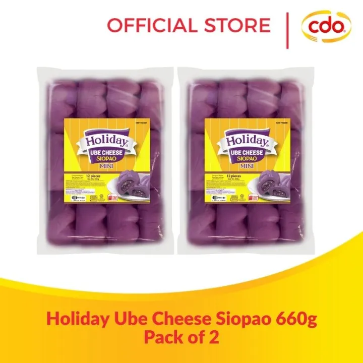 CDO Holiday Ube Cheese Siopao 660g- Pack of 2 | Lazada PH