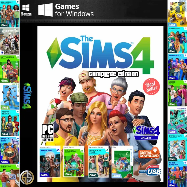 The Sims 4: Complete Edition for Windows PC [Online/Offline] [Updatable ...