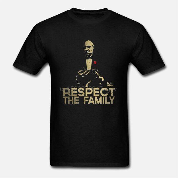 Godfather Respect The Family Don Vito Corleone Men's T Shirt Mafia ...