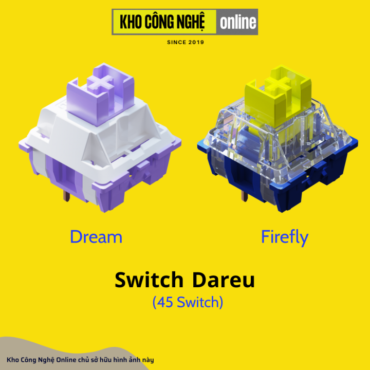 Công Tắc Bàn Phím Cơ Dareu Switch DareU Dream | DareU Firefly - (45 switch / hộp) | Lazada.vn