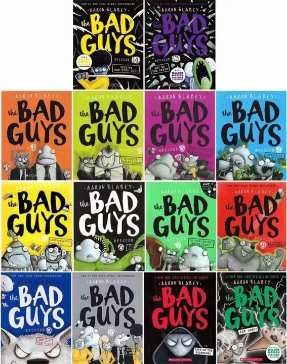 (In Stock) พร้อมส่ง ชุดหนังสือการ์ตูนภาษาอังกฤษ The Bad Guys Episodes 1 ...