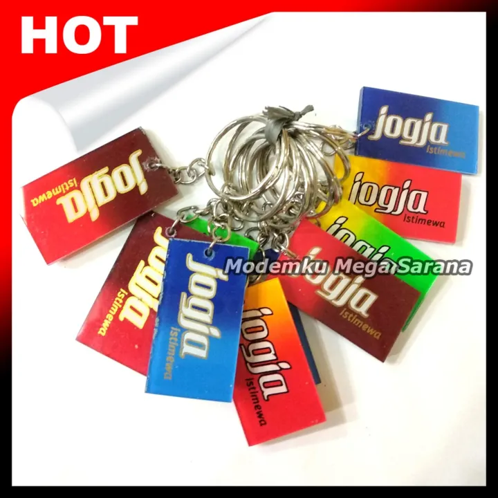 Souvenir Gantungan Kunci Jogja MRT11- Jogja Istimewa Gradasi - Oleh ...
