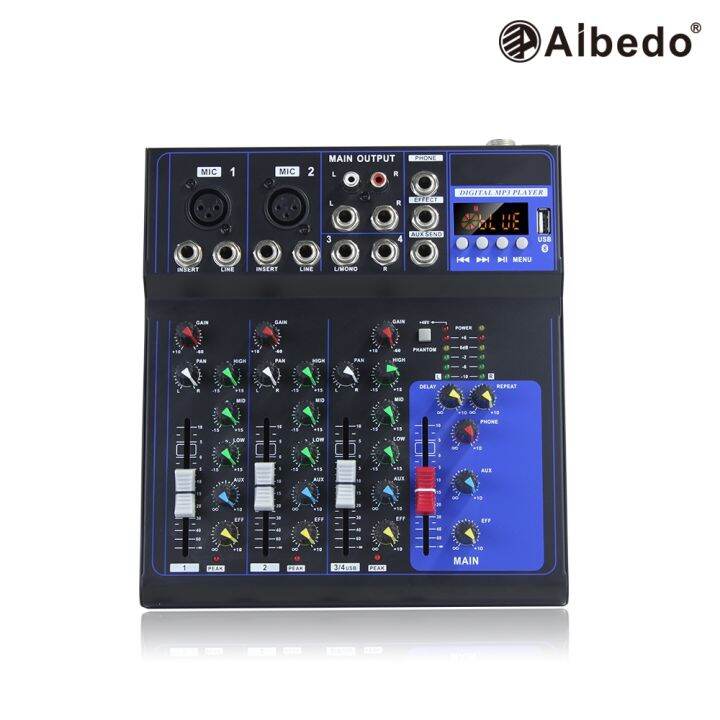 Aibedo 4 Channel MIXER AUDIO FOUR ORIGINAL PC SOUNDCARD BLUETOOTH 4 ...