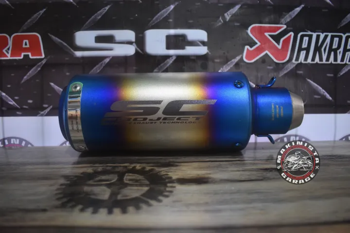 SC Project Universal Motorcycle Exhaust Aftermarket Thai Muffler 51mm ...