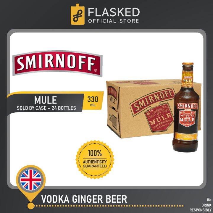 ☀Smirnoff Mule Vodka Ginger Beer 330mL 1 Case☞ | Lazada PH