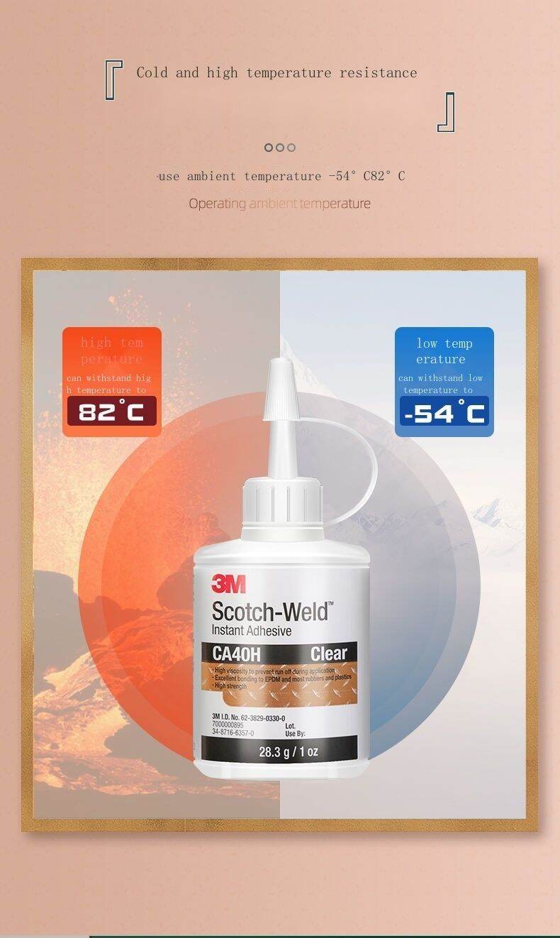 3 M กาว CA40H/171/CA8ที่มีประสิทธิภาพกาวแห้งเร็ว80เท่า502กาวแท่งไม้ ...