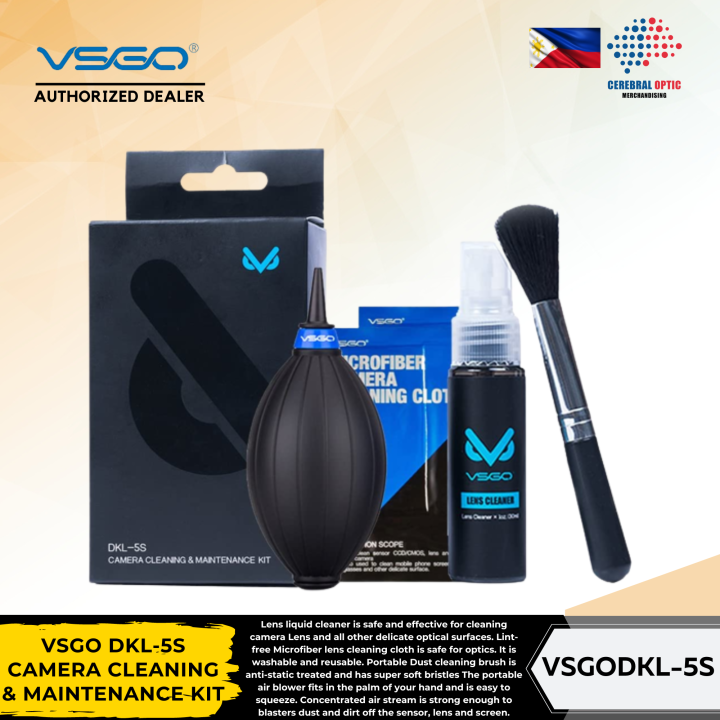 VSGO DKL-5S - Camera Cleaning and Maintenance Kit - Cleaning Kit for ...