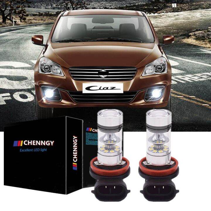 For Suzuki Ciaz 2015 2016 2017 2019 2018 - 2x Bright Led Fog Light ...