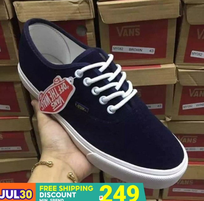Vans gamosa shoes for men and women slip on low cut | Lazada PH