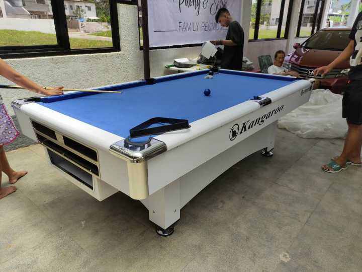 4x8ft WHITE MDF JUNIOR BILLIARD TABLE WITH COMPLETE ACCESSORIES ...