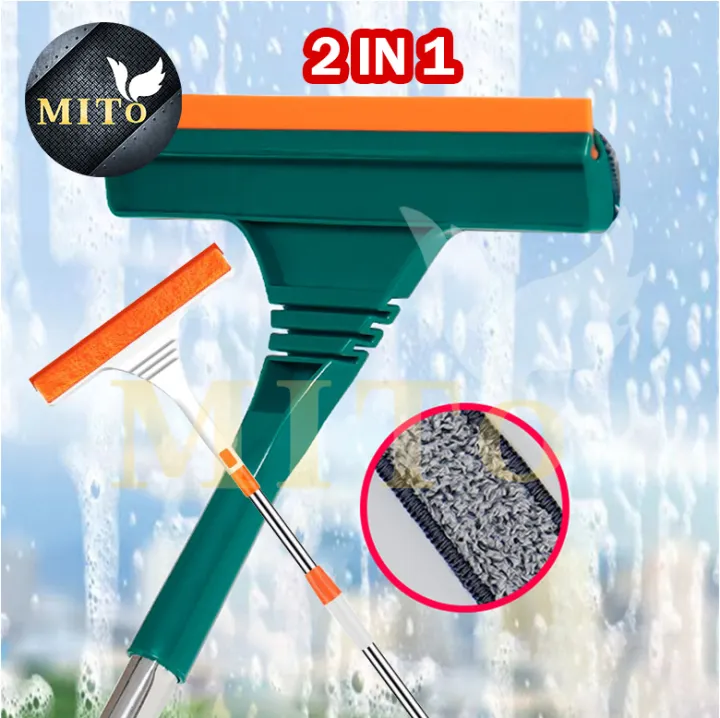 Double-sided window wiper household glass scraper housekeeping cleaning ...