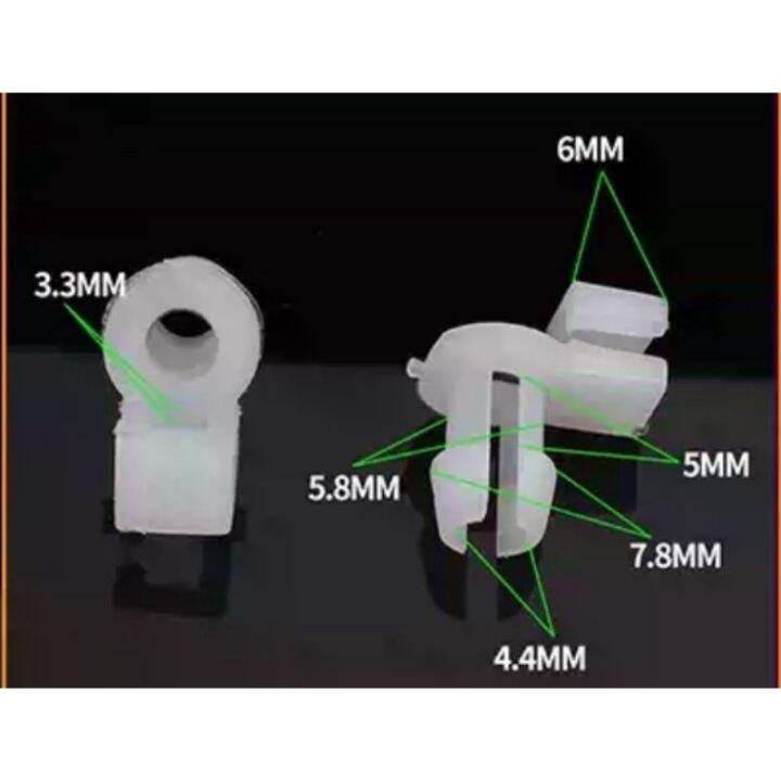 （10PCS）AUTO NYLON TRIM DOOR LOCK ROD CLIP RETAINER AUTO UNIVERSAL DOOR ...