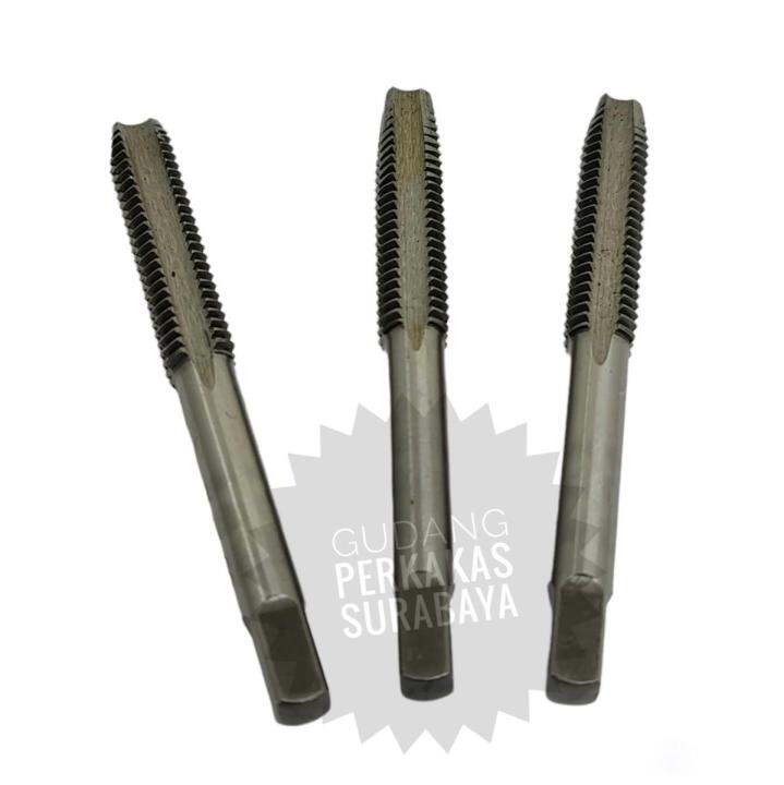 HAND TAP SET METRIC 6 mm TAPER/PLUG/BOTTOM TAP DRAT BAUT HAN TAP ...