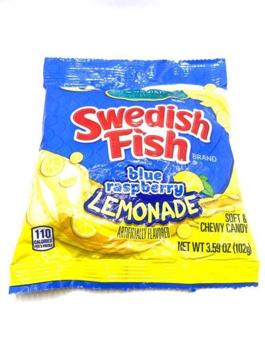 Swedish Fish Raspberry Lemonade Soft & Chewy Candy 102g | Lazada