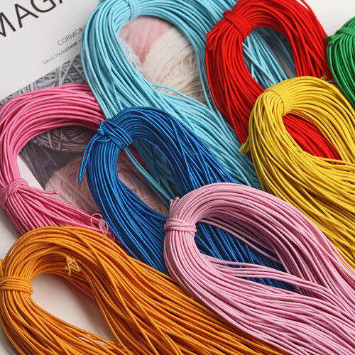 Tali elastis bulat 2mm per roll /tali sengkelit elastis/tali karet ...