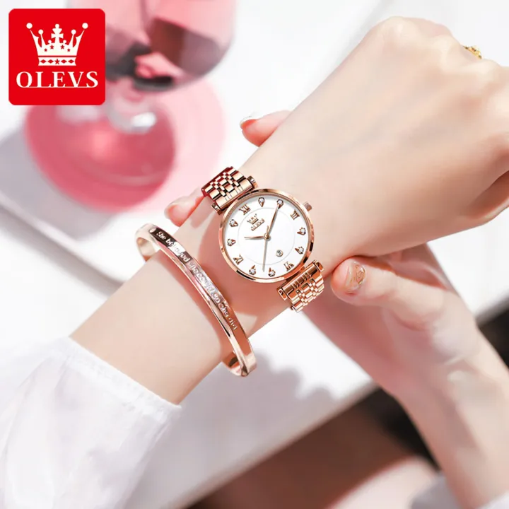 OLEVS water resistant Watch For Women Original 2021 Sale Pawnable Relo ...