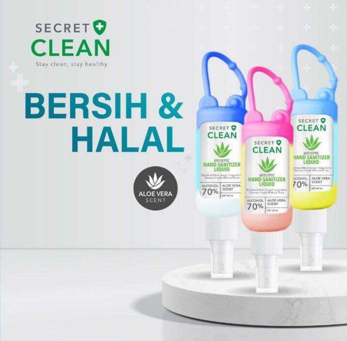 Secret Clean Hand Sanitizer Spray Gantung 60 ml / Hand Sanitizer Spray ...