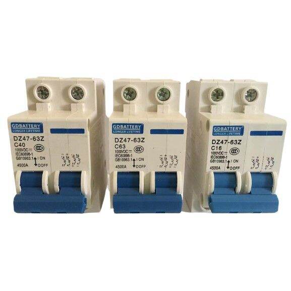 DCAC BREAKER 16a, 20a, 32a ,40a, 63a, 100a, and 125a (2 poles)☆ | Lazada PH