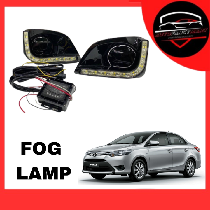 TOYOTA VIOS 2013-2016 FOG LAMP DRL DAYLIGHT LED | Lazada
