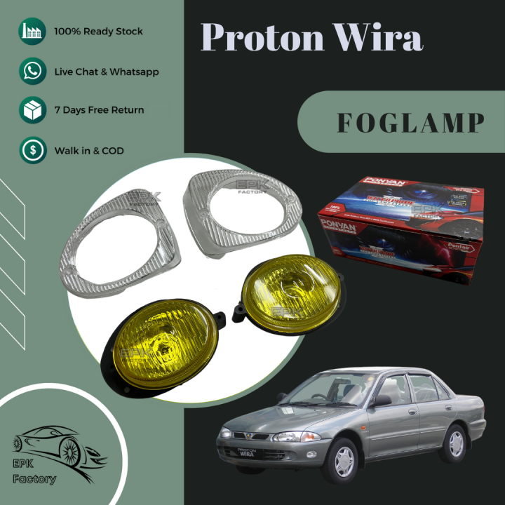Proton Wira Fog Lamp Spot Light Fog Light Foglamp Foglight Spotlight ...