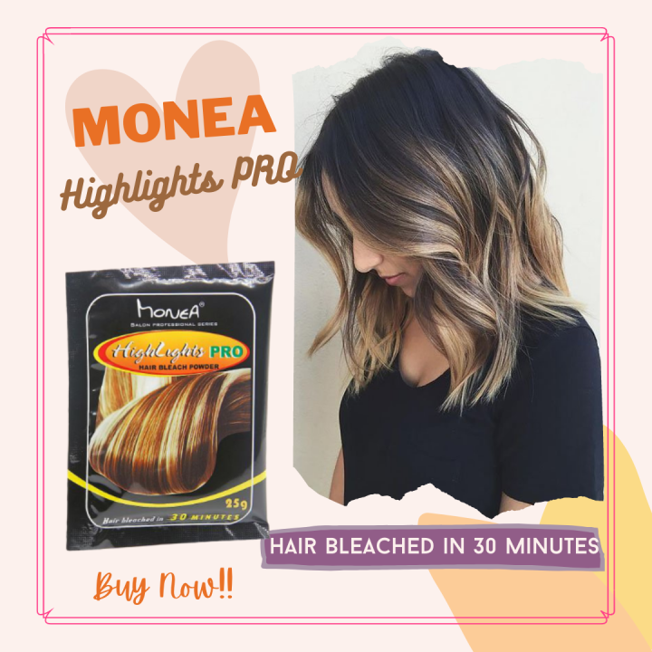 Monea Highlights Pro Hair Bleaching Powder | Lazada PH