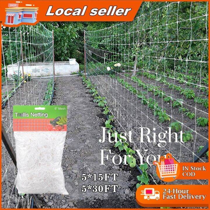 【COD/READY】 Garden Heavy Durable Duty nylon Trellis Netting Plant ...