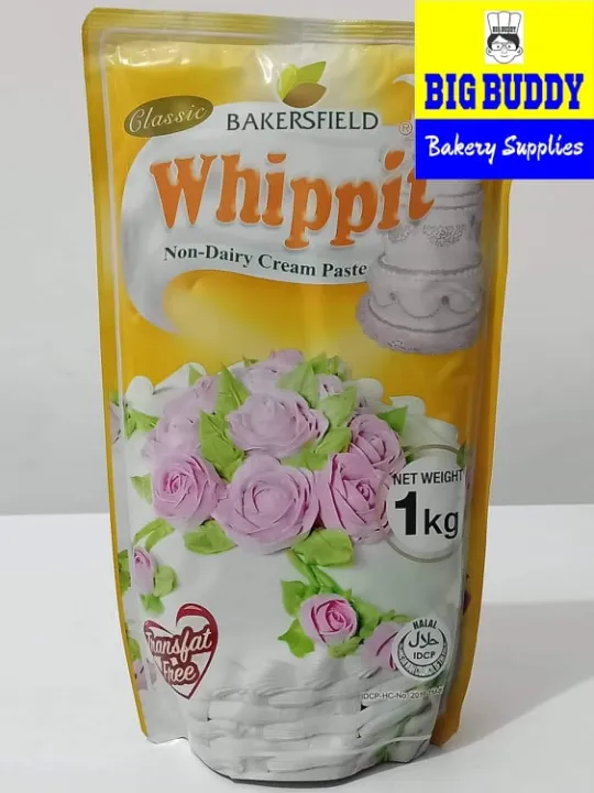 Whippit Non-Dairy Cream Paste Bakersfield 1kg New Packaging | Lazada PH