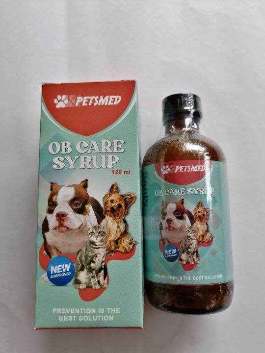 [AGRIVET] OB CARE SYRUP 120ml for Cat and Dog/ Vitamins for pet/ For ...