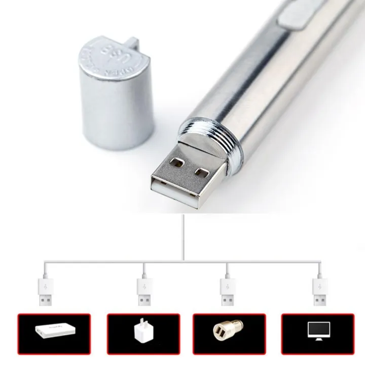 YushengE USB Multi-function Counterfeit Detector Lamp Rechargeable ...