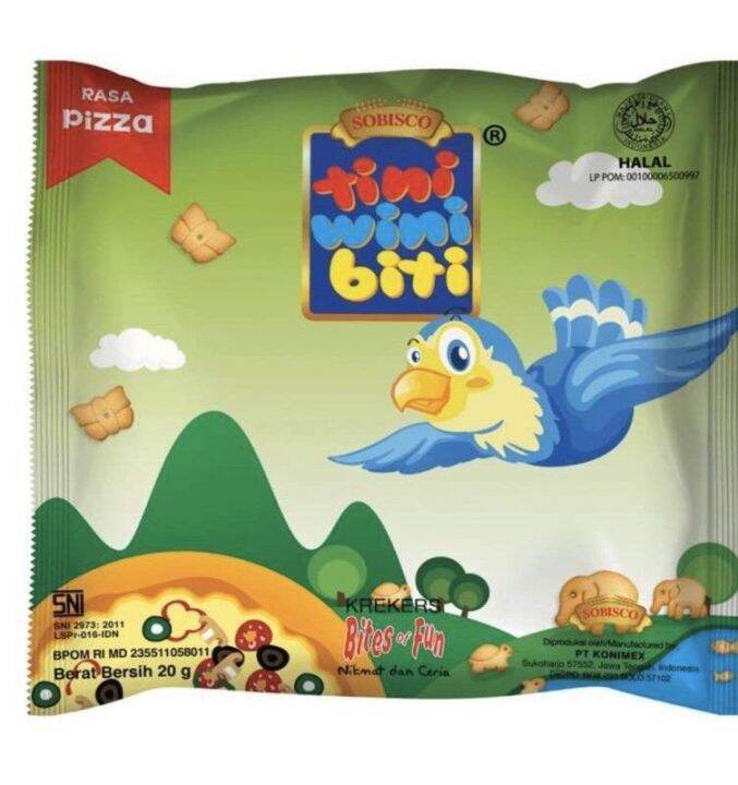 Tini Wini Biti Pizza Snack Biskuit 20gr | Lazada Indonesia