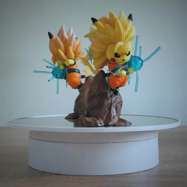 4'' Pokemon Kawaii Pikachu Anime Figure Cosplay DragonBall Son Goku ...