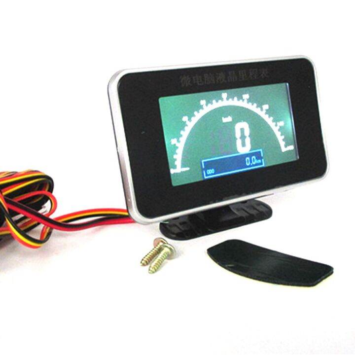 Universal 12v / 24v 2 IN1 LCD Truck Car Speedometer Speed Meter ...
