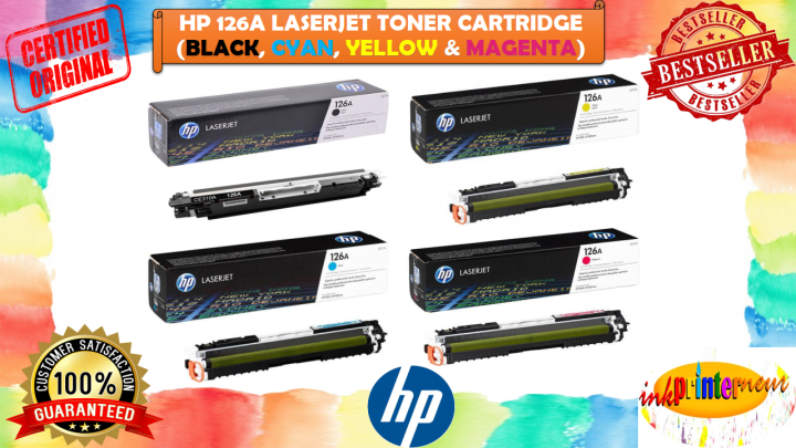 HP 126A CF310A, CF311A, CF312A, CF313A Original LaserJet Toner ...