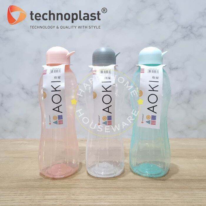 TECHNOPLAST AOKI Neon Color Bottle 800ml | Botol Air Warna Neon 800ml ...