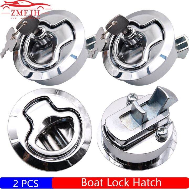 Zinc Alloy Boat Deck Hatches Flush Pull Slam Latch Mount Latch Lift For ...