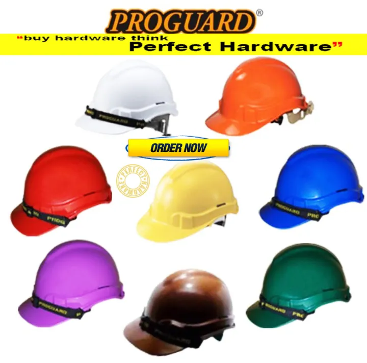 PROGUARD INDUSTRY SAFETY HELMET-SIRIM CERTIFIED -ALL COLOUR | Lazada