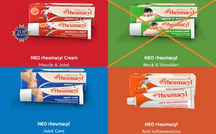 Neo Rheumacyl Cream 30 gram - JOINT CARE | Lazada Indonesia