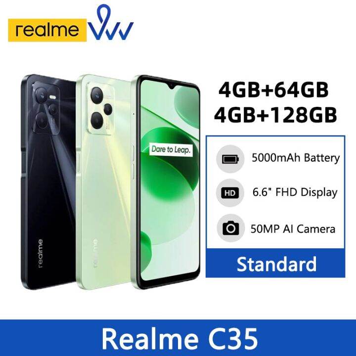 【Ready Stocks】Realme C35 4GB 64GB Smartphone Unisoc T616 Processor Octa ...