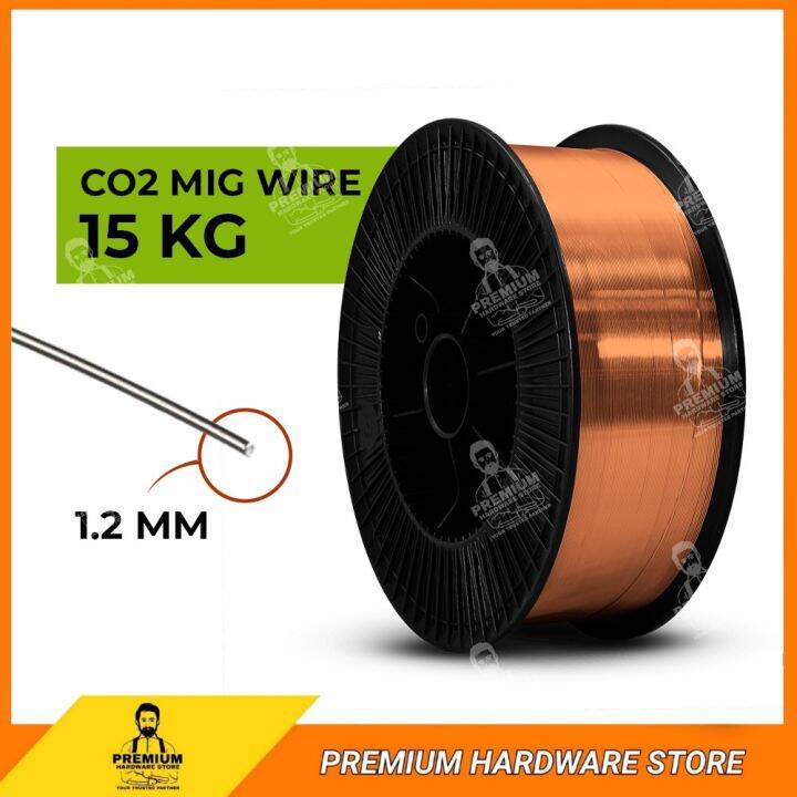 PREMIUM CO2 MIG Wire 1.2MM (15KG) ER70S-6 Solid MIG Welding Machine ...