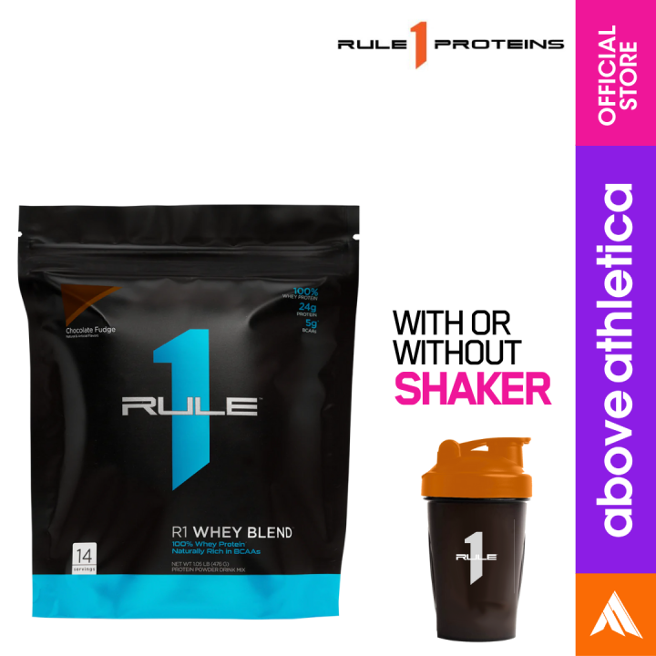 Rule 1 R1 Whey Protein Blend Powder 1lb With Naturally Occurring EAAs ...