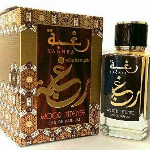 Raghba wood intense perfume 100 ml Original from Lattafa | Lazada