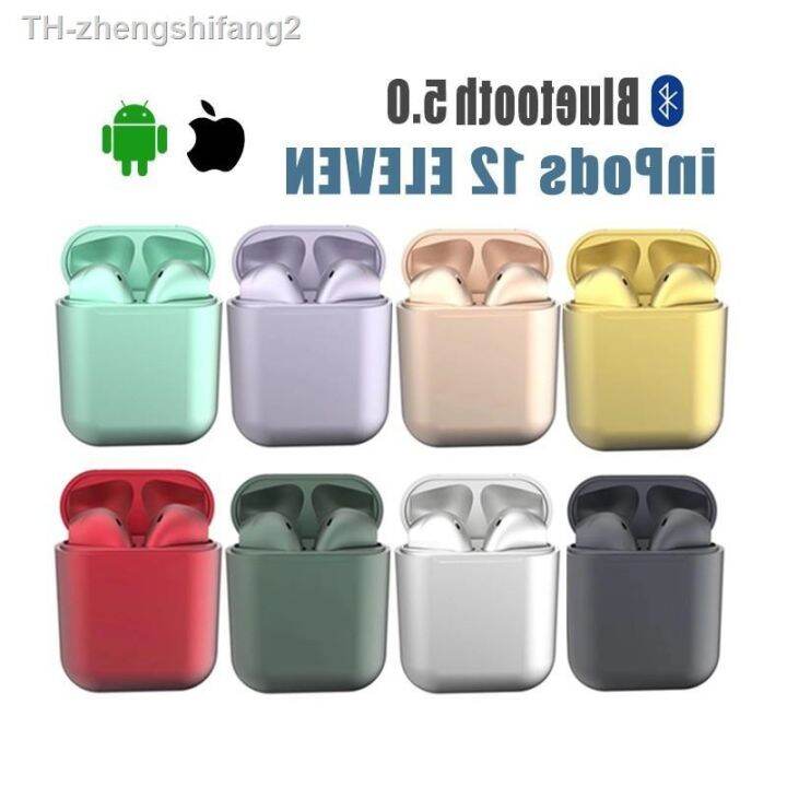 【หูฟัง】 หูฟังบลูทูธไร้สาย inPod i12 TWS สําหรับ Airpods i12s พร้อม ...