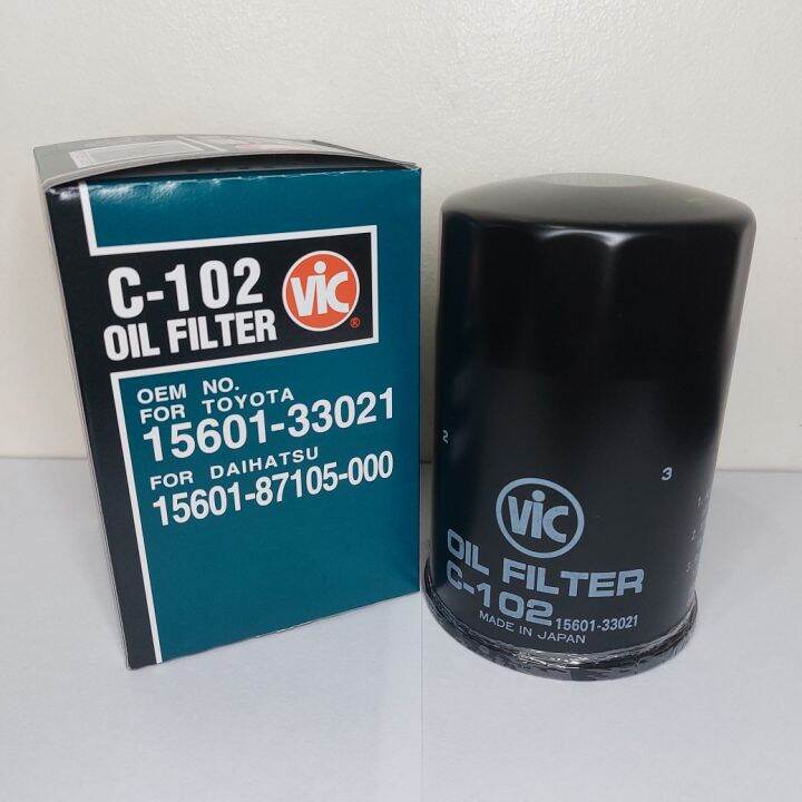 VIC Oil Filter Toyota, Daihatsu (C-102) | Lazada PH