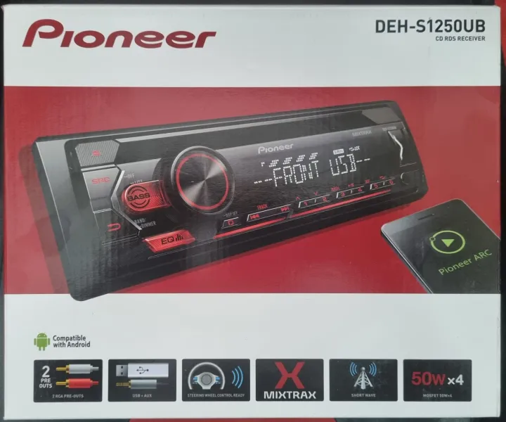 Pioneer DEH-S1250UB CD, Radio (RDS), Audio Video (AV) Digital Media Receiver | Lazada PH