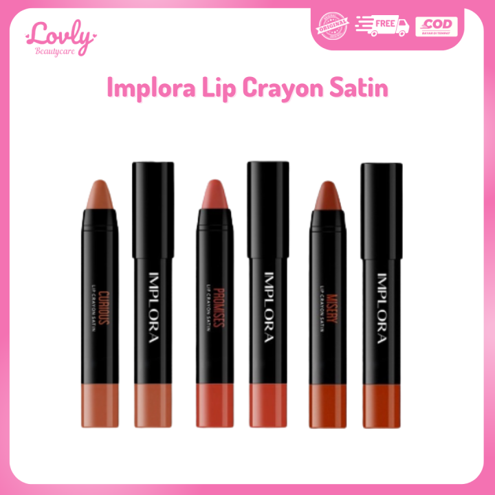 IMPLORA LIP CRAYON SATIN/ LIP IMPLORA CALORFULL / IMPLORA LIP CRAYON ...