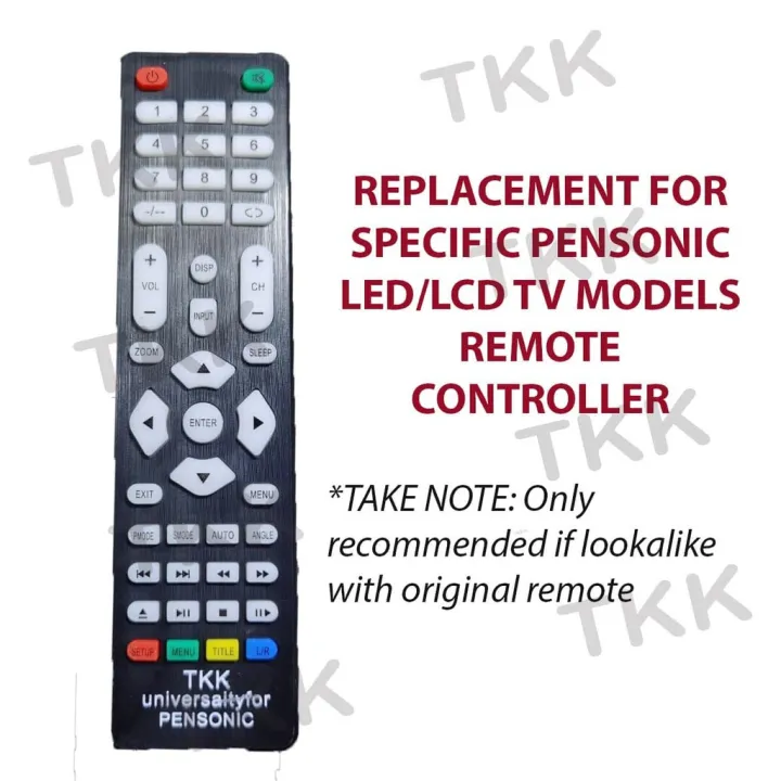 [Ready Stock] Pensonic Astron LED TV Remote Control Compatible For ...