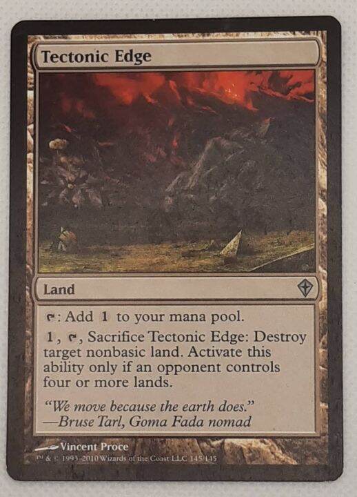MTG Card Tectonic Edge SET(4pcs) Land Uncommon Worldwake | Lazada PH