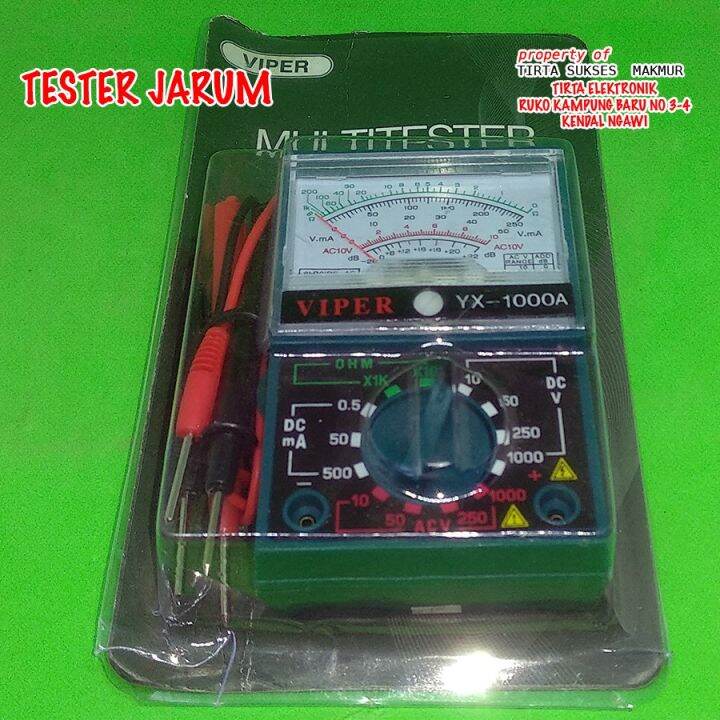 Avometer analog kecil Avo analog Multitester analog kecil Merk VIPER ...