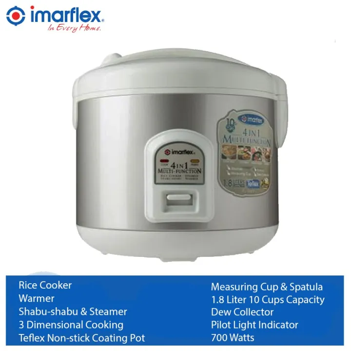 【x6EiNxH2】electric cooker Imarflex IRJ-1800Y 4 in 1 Multi-function Rice ...